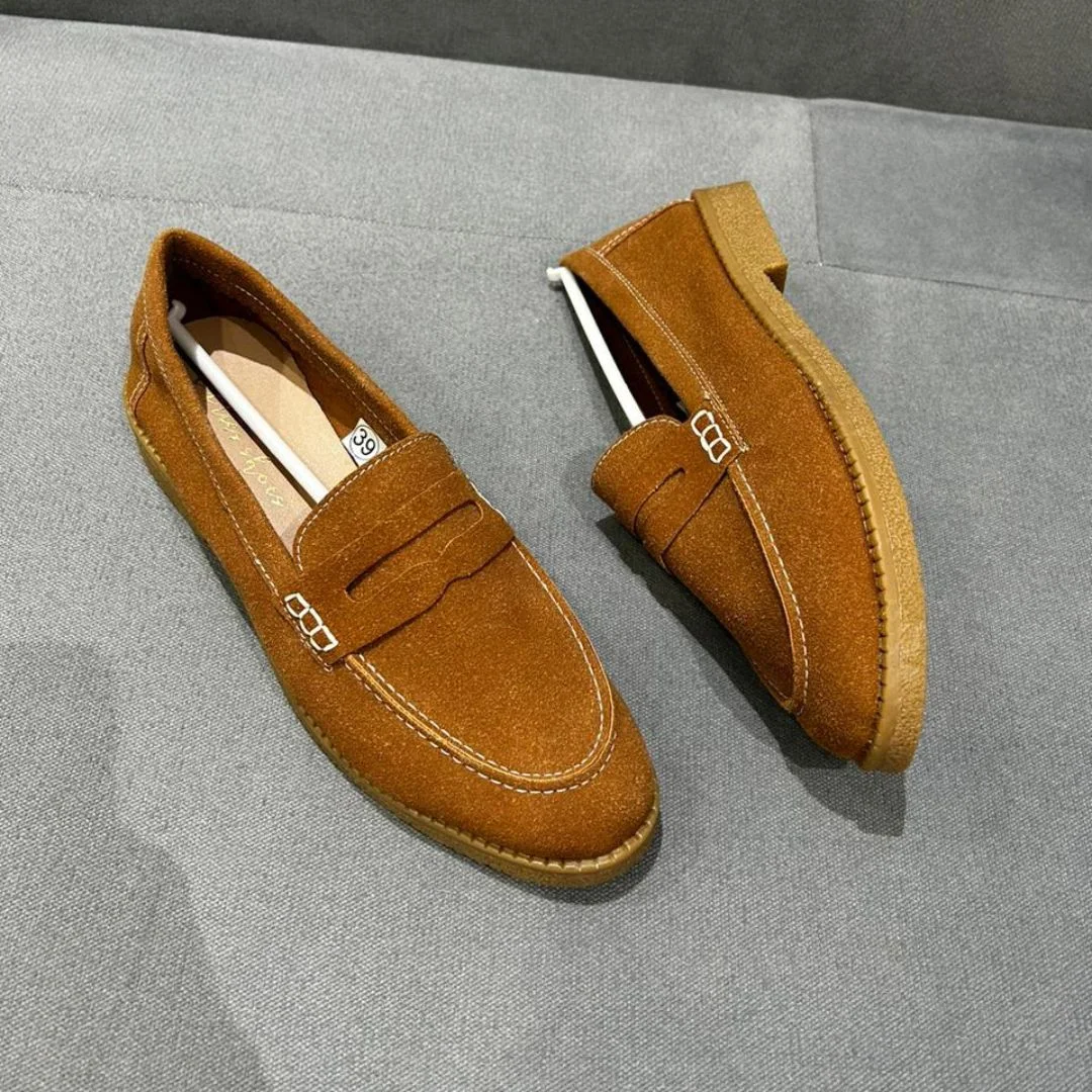 rashid1 | Mocassin Daim Femme