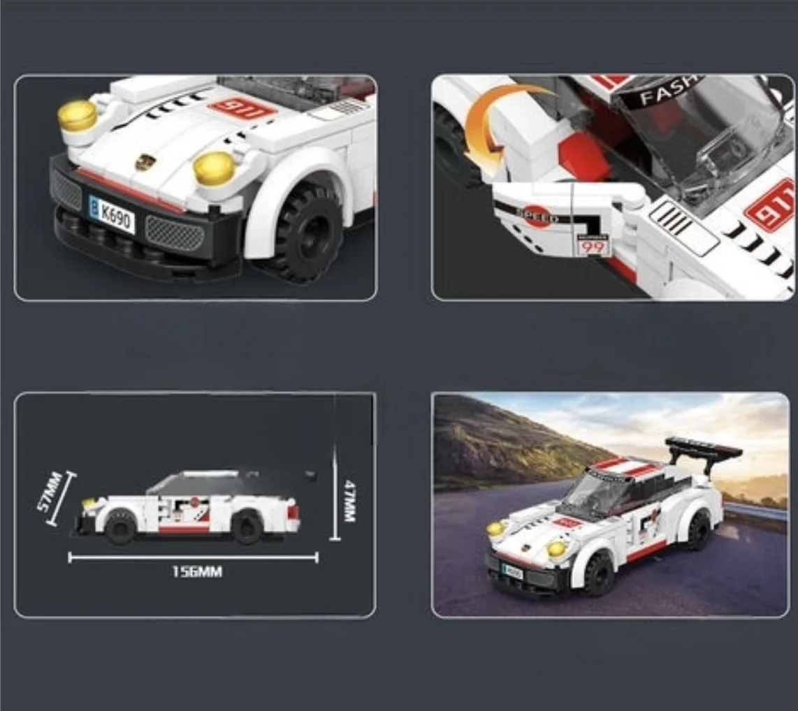 Porsche Robot Transformers à construire (281 pièces, 6 ans et plus ...