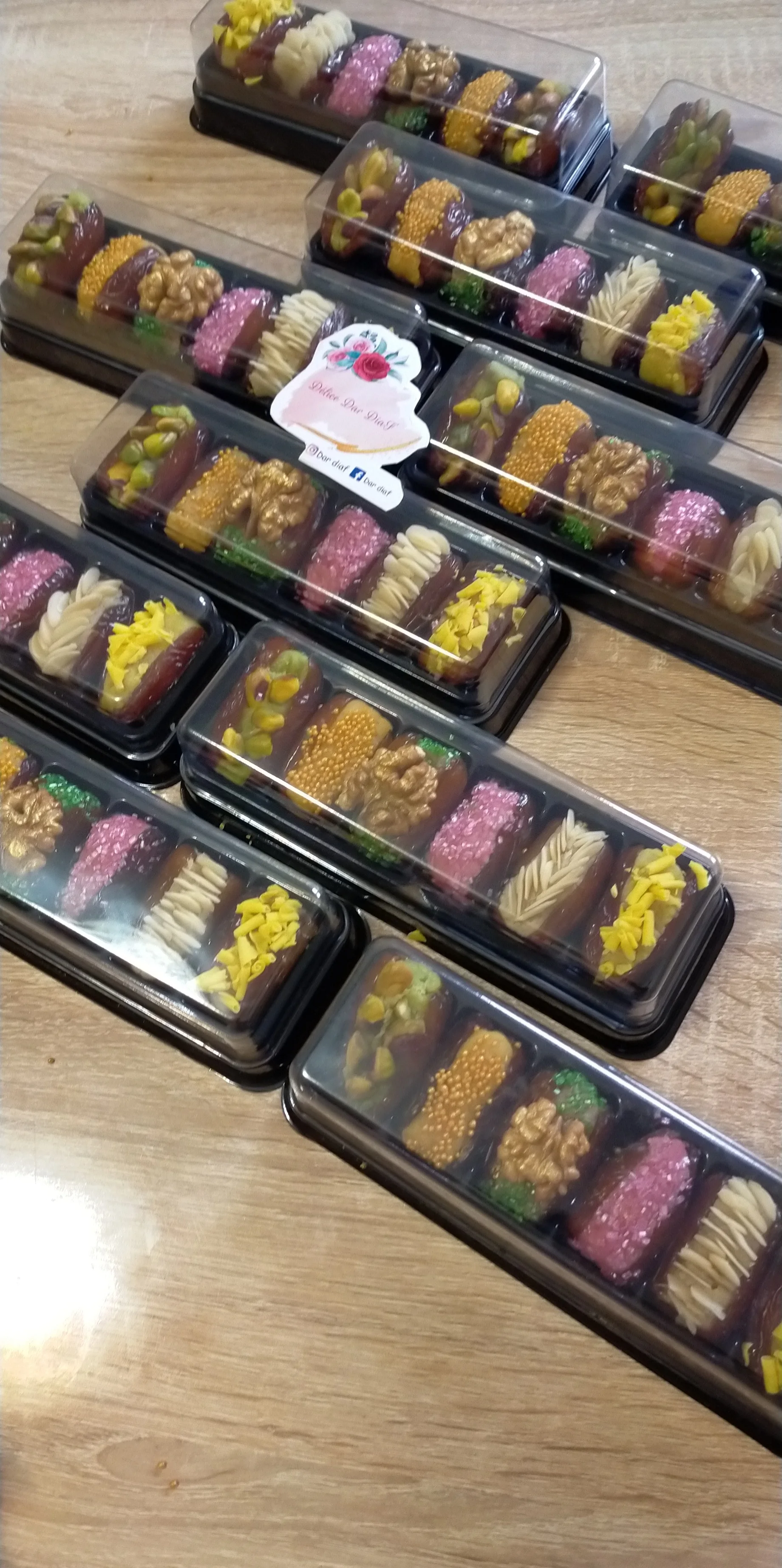 Mini boîte de dattes