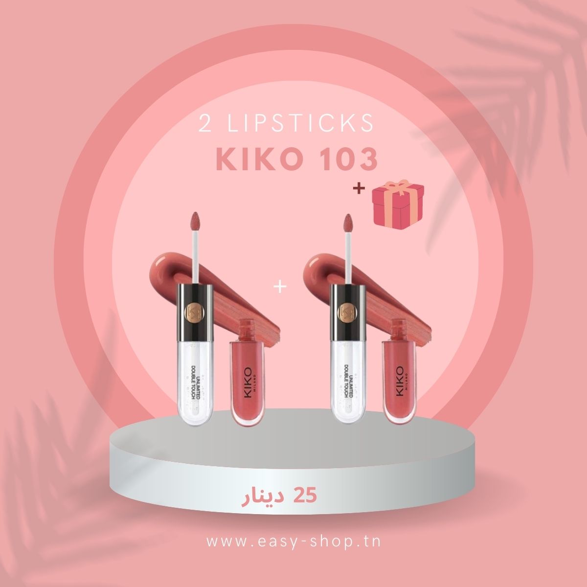 lipstick kiko 103 + mascara maybelline high sky