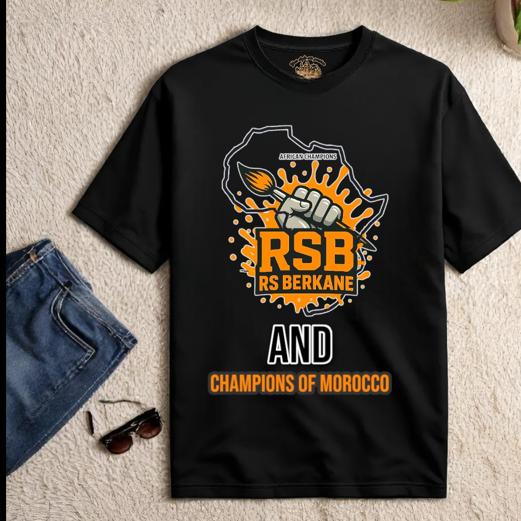 T-shirt RSB African Champions | Supporter Officiel Maroc