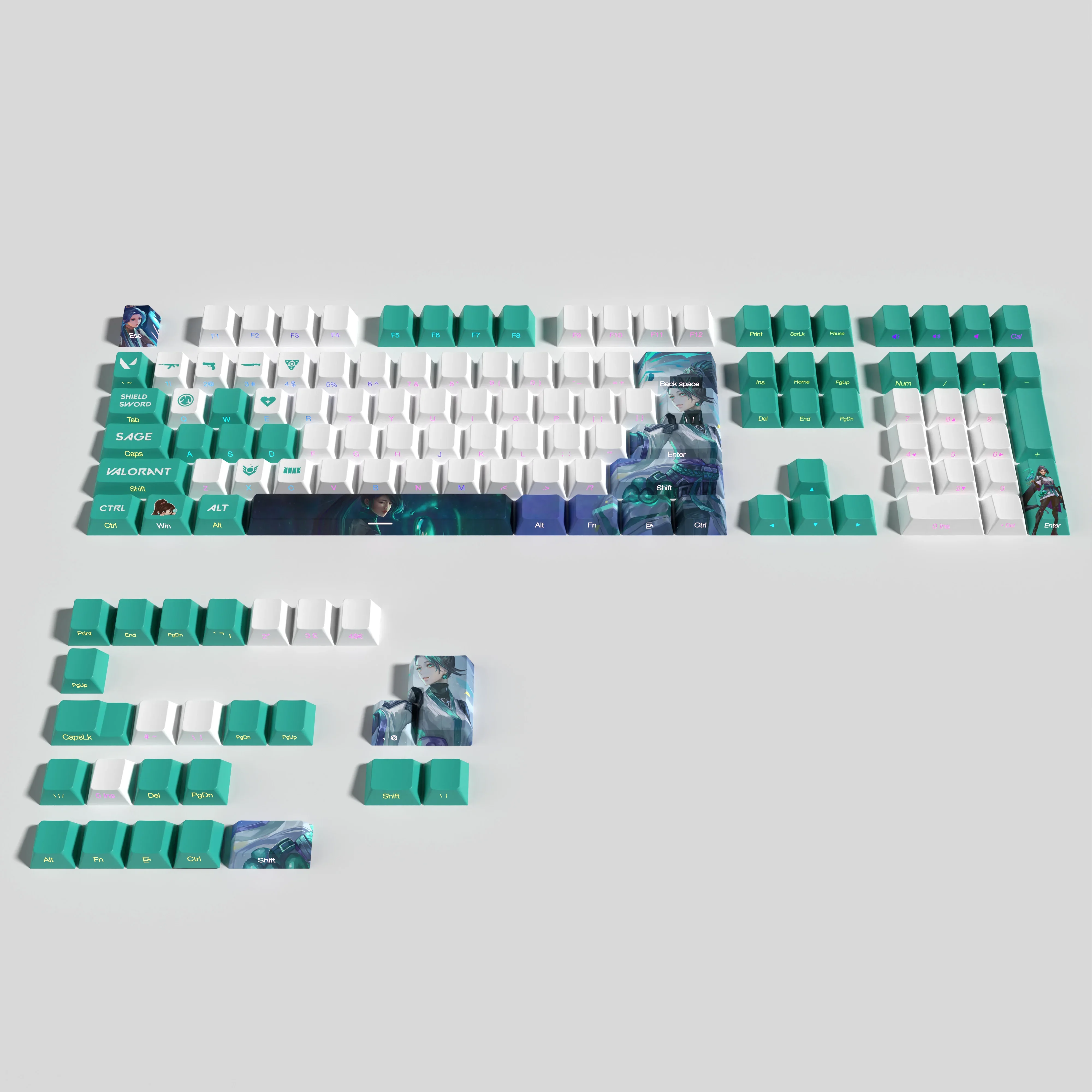 SAGE 119 keycaps
