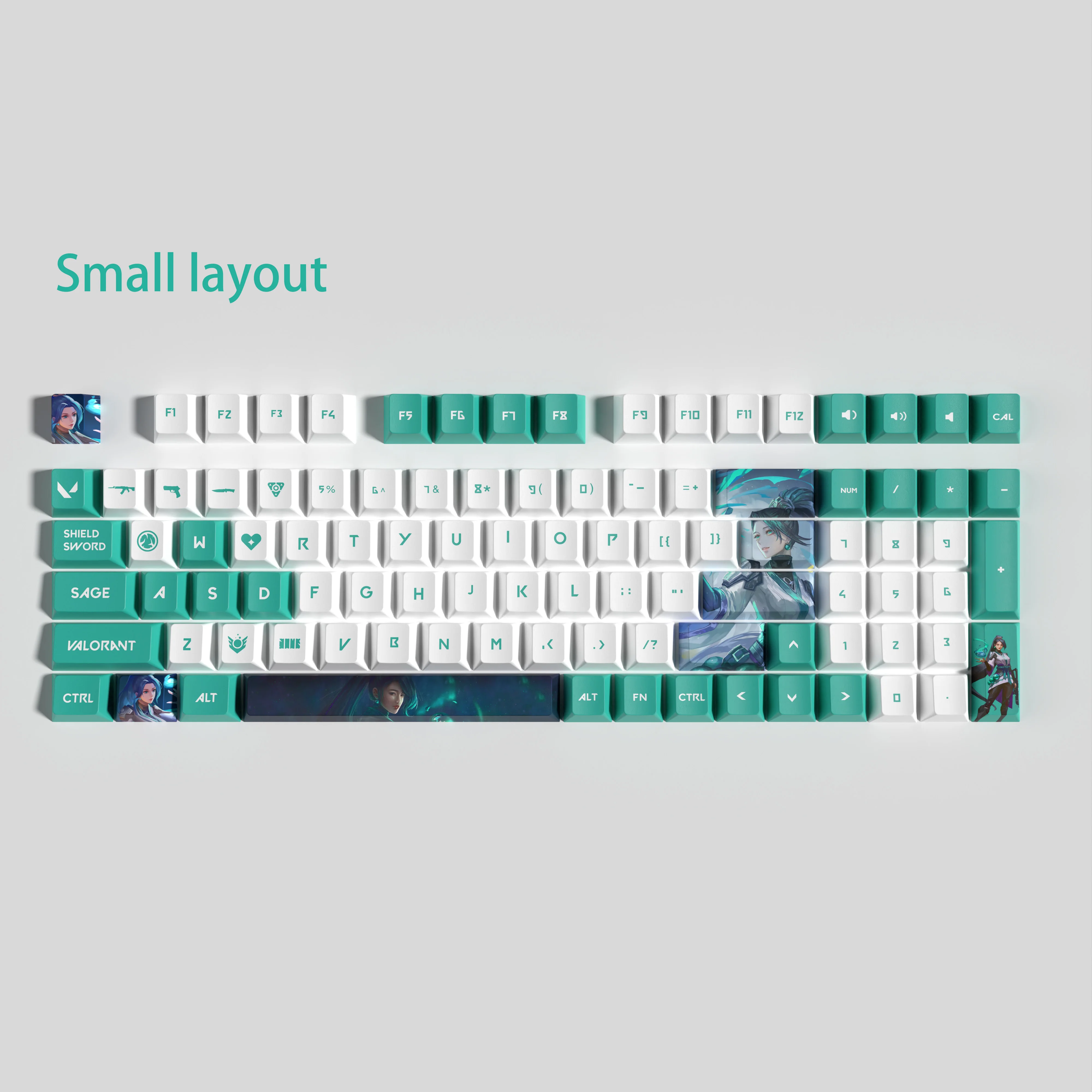 SAGE 119 keycaps
