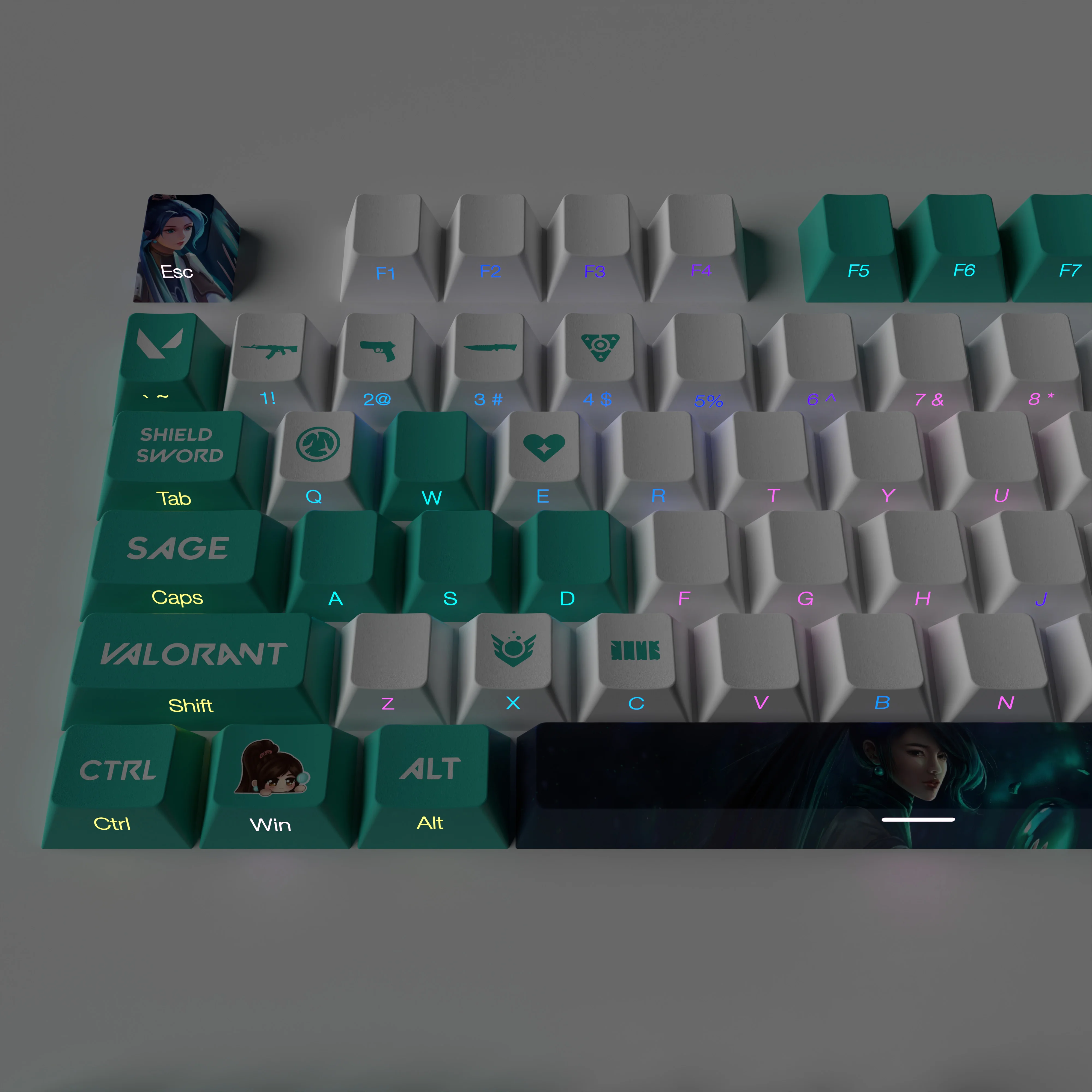 SAGE 119 keycaps