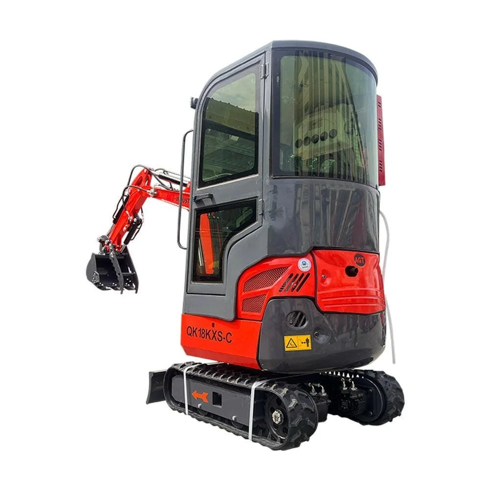 2024 AGT Kubota Engine 1-Ton Mini Small Excavator with Air Conditioning ...