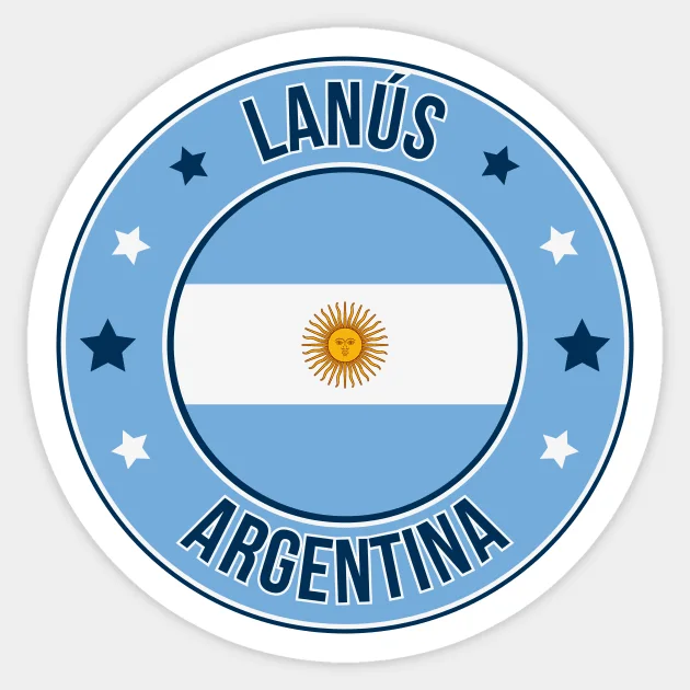 Lanús Sticker - Vibe City Designs
