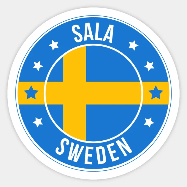 Sala Sweden Sticker - Vibe City Designs