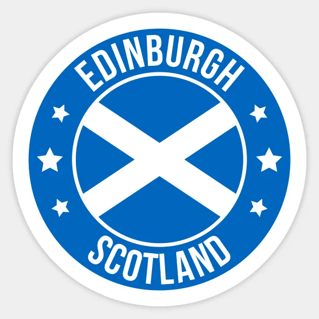 Edinburgh Sticker - Vibe City Designs