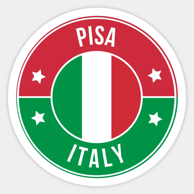 Pisa Sticker - Vibe City Designs