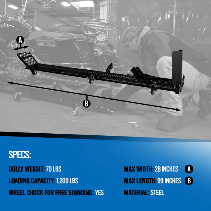 Kendon Scorpion Motorcycle Dolly with Wheel Chock
