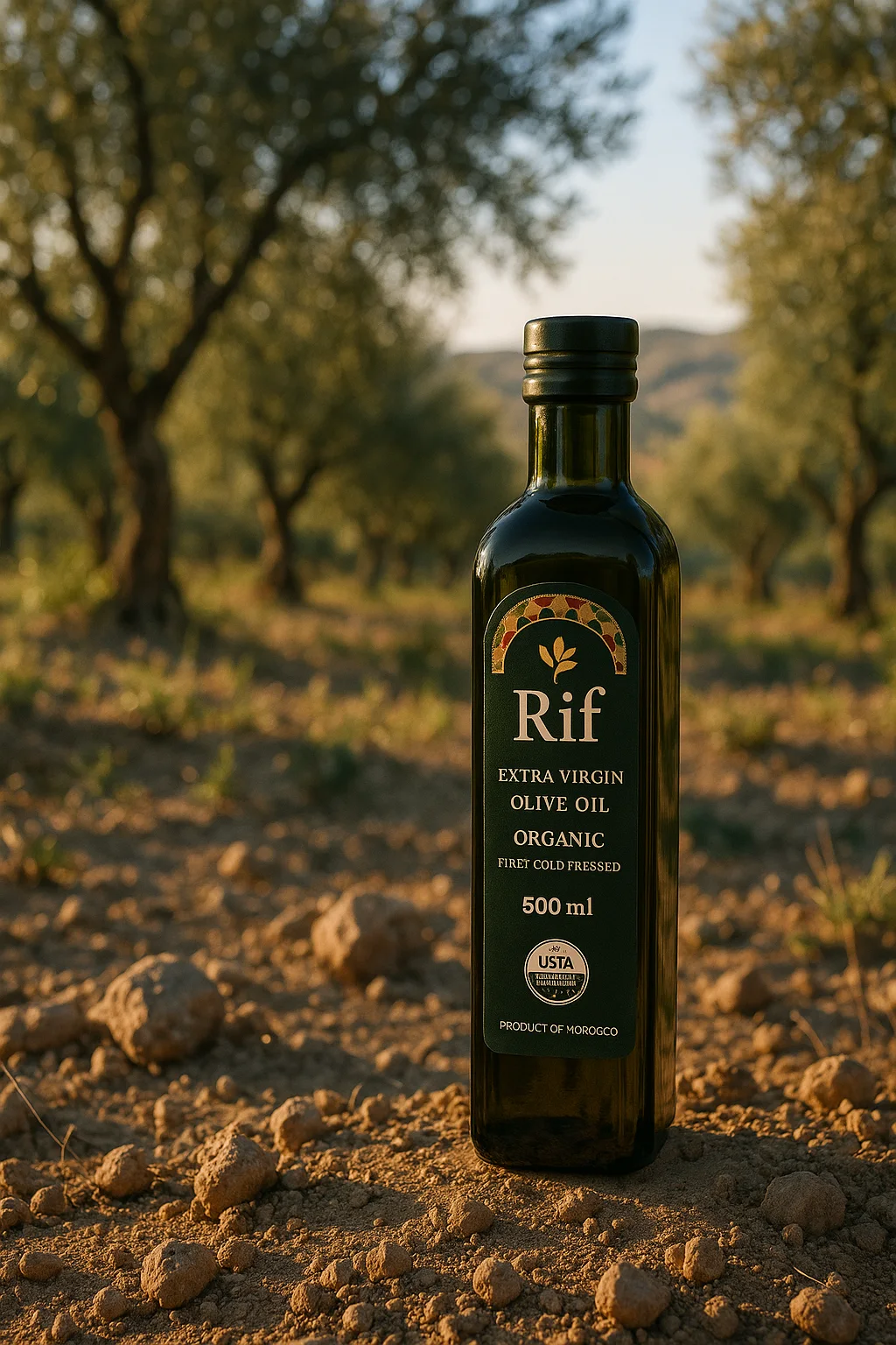 RIF 500 ML Cold Press Extra Virgin Olive Oil with Polyphenol Rich from ...