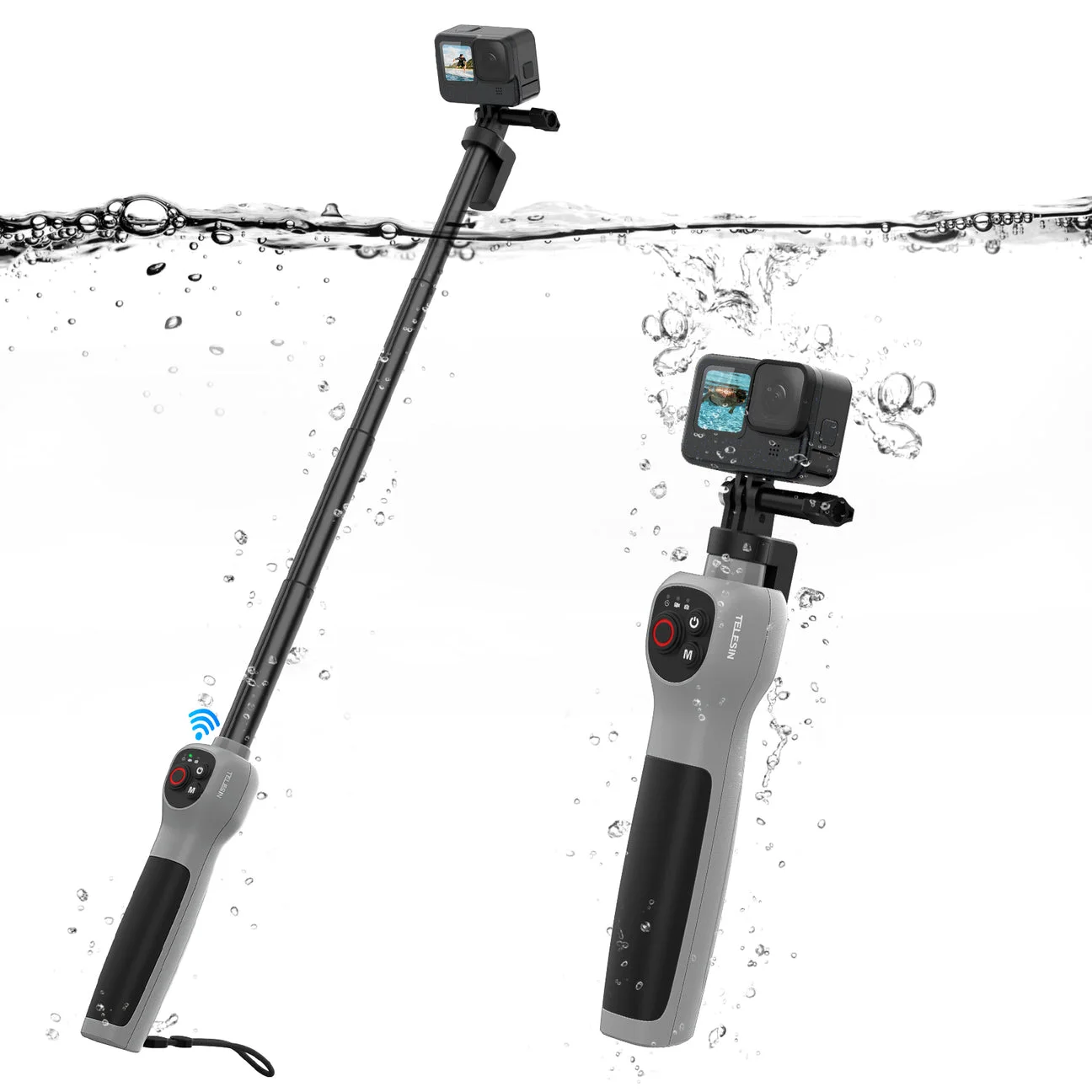 Accessoires Gopro TELESIN UNDERWATER REMOTE CONTROL STICK (GP-WBT-001)