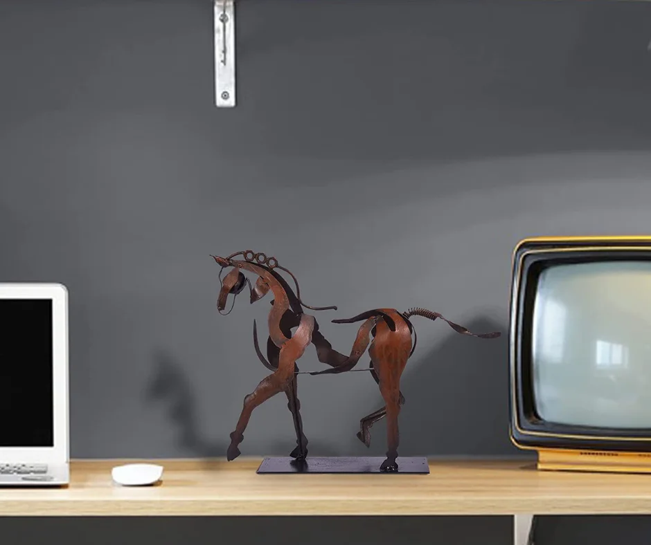 Rustic Horse Sculpture