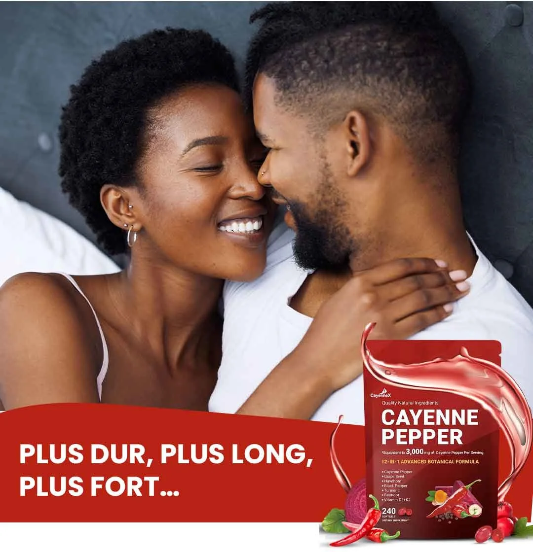 Cayenne Pepper-Complément alimentaire en capsules molles