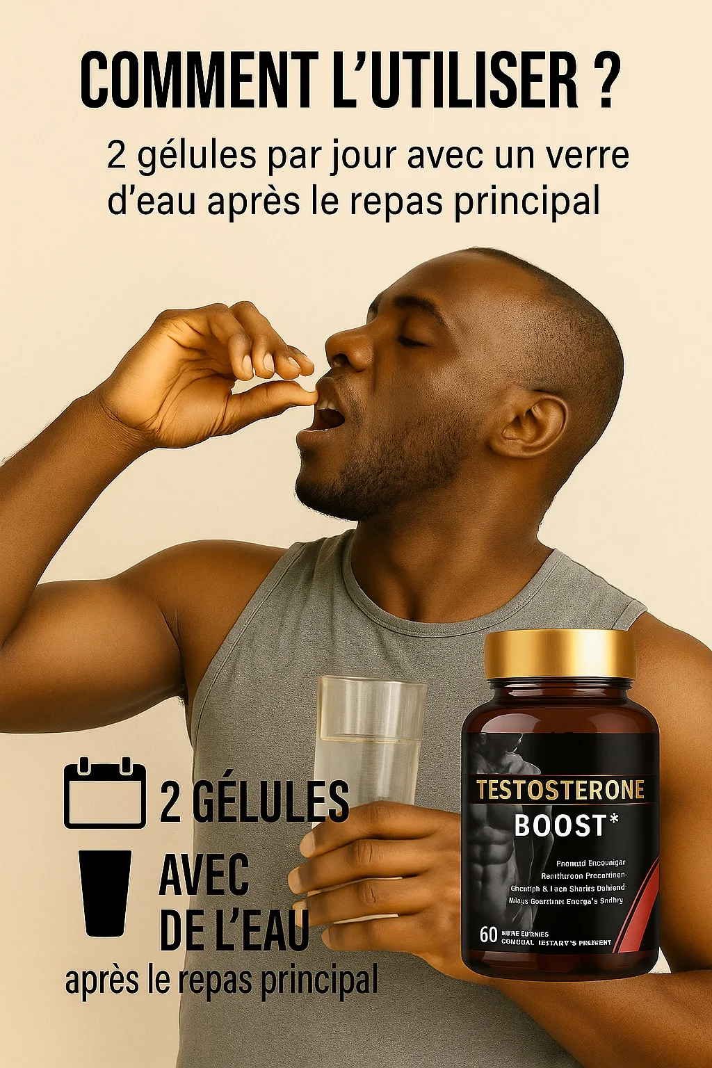 TESTOSTERONE BOOSTER™ | Booster Naturel de Testostérone