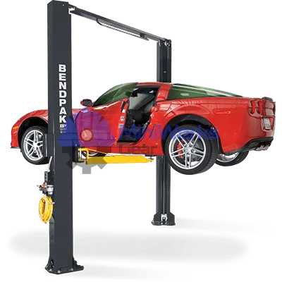 BendPak XPR-10AS 10,000 lb Asymmetric Two-Post Car Lift - Professional ...