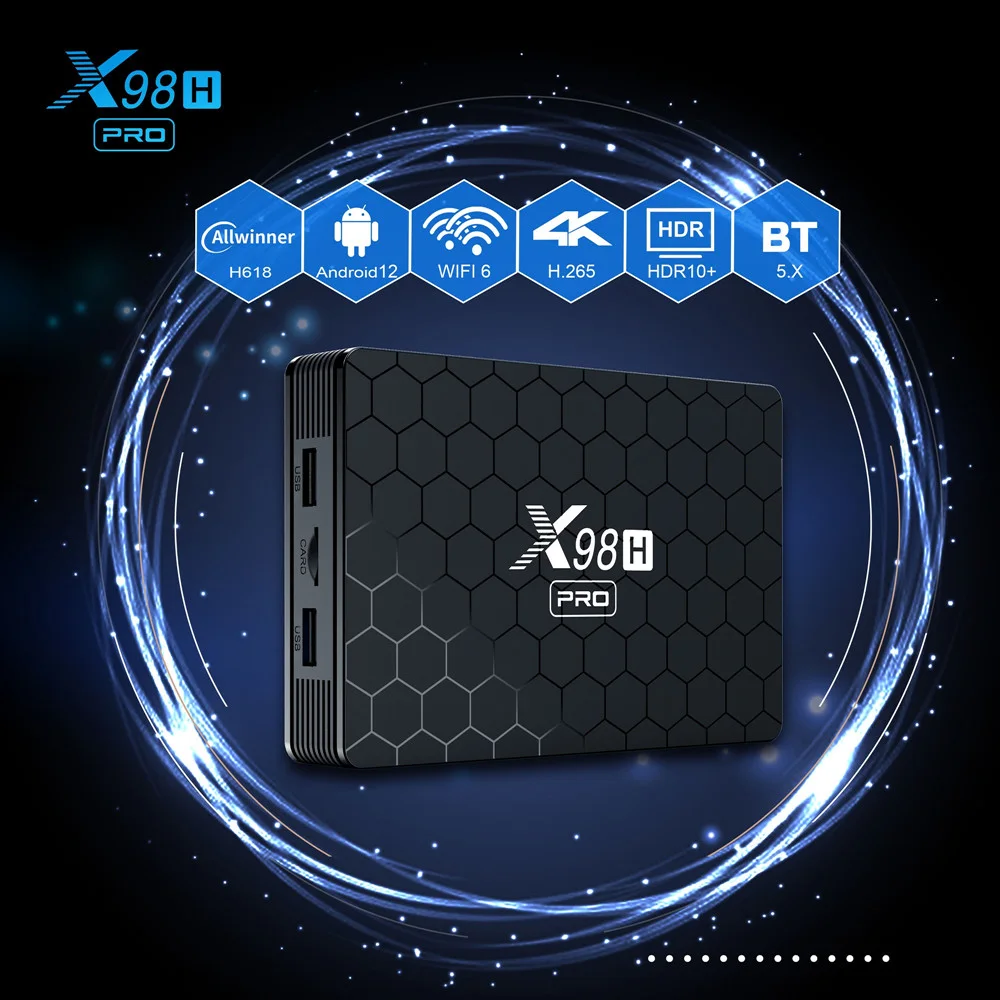 X98 H Pro Smart TV Box Android 12