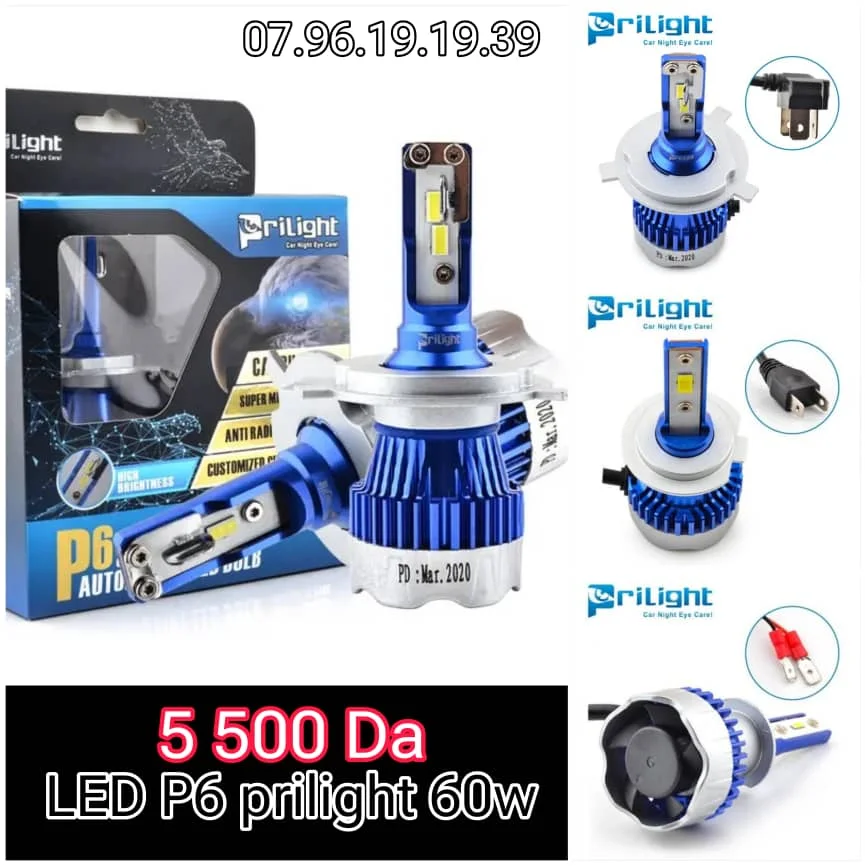 LED P6 PRILIGHT 60W H7 H1 H4