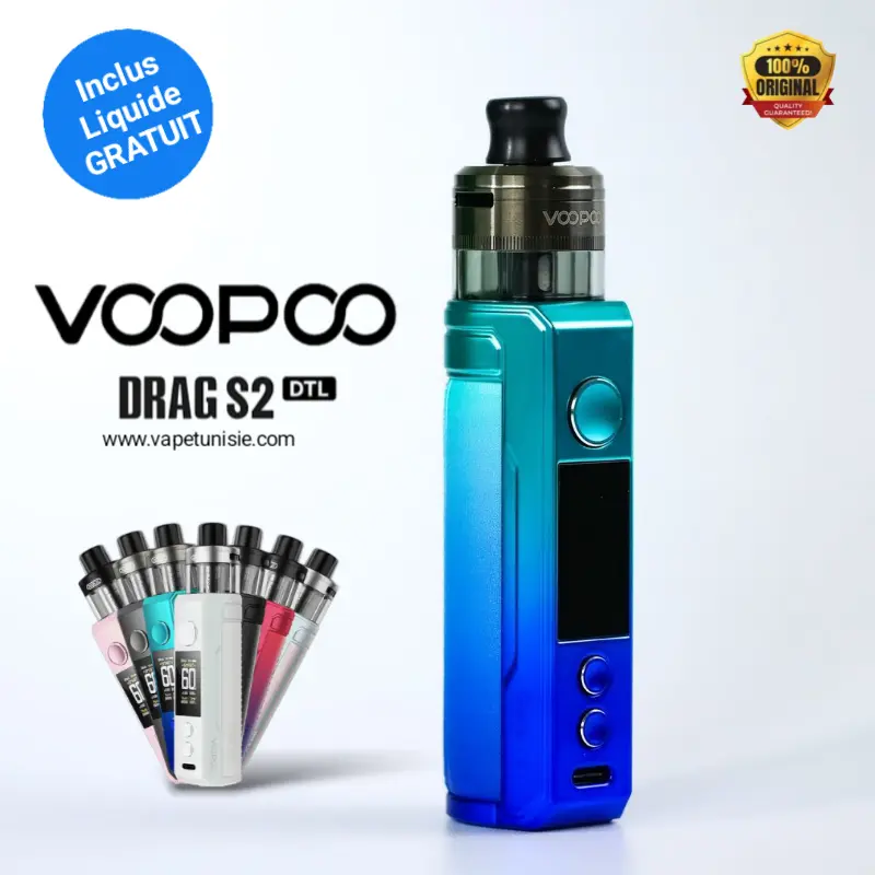 Kit Drag S2 Tunisie - Nouveau Arrivage Chez Voopoo ! Drip Tip DTL