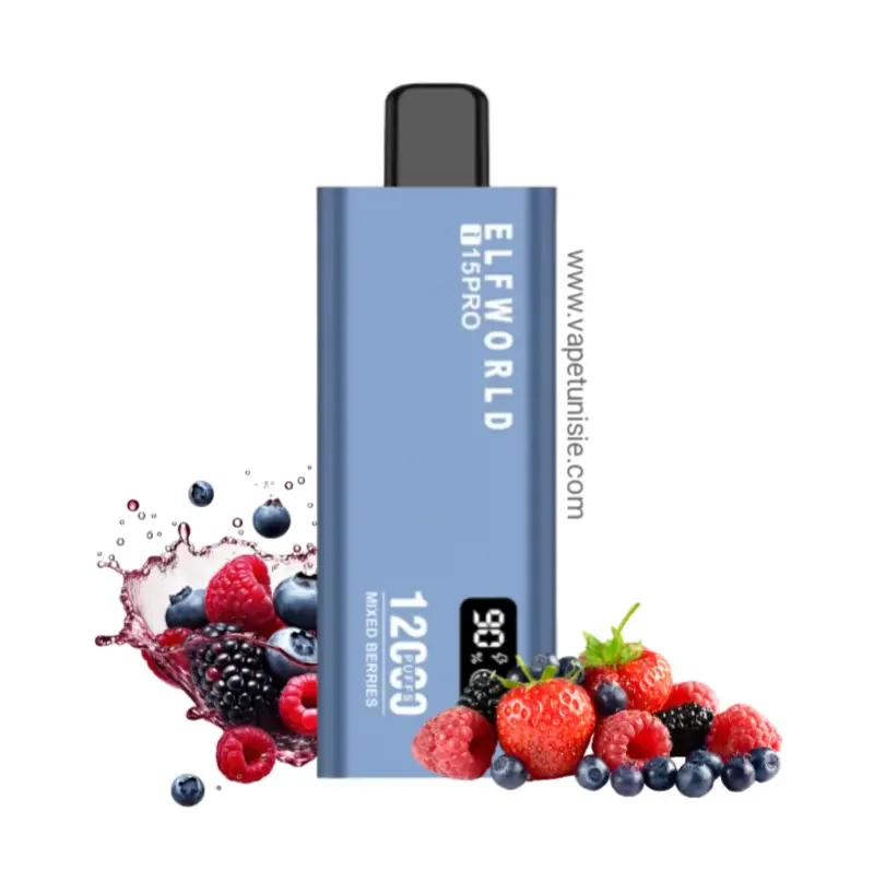 Elfworld i15 pro 12000 Puff Tunisie - Rechargeable , Smart , Meilleur ...