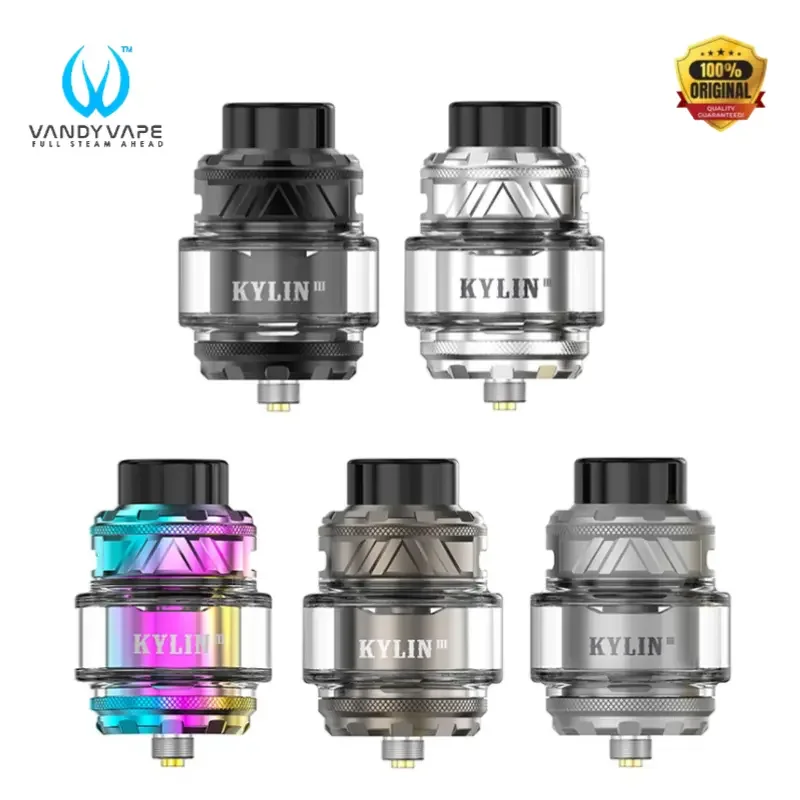 Atomiseur Kylin V3 RTA Tunisie - Nouvel Arrivage ! Ato Single / Double Coil 6ML Vandy Vape