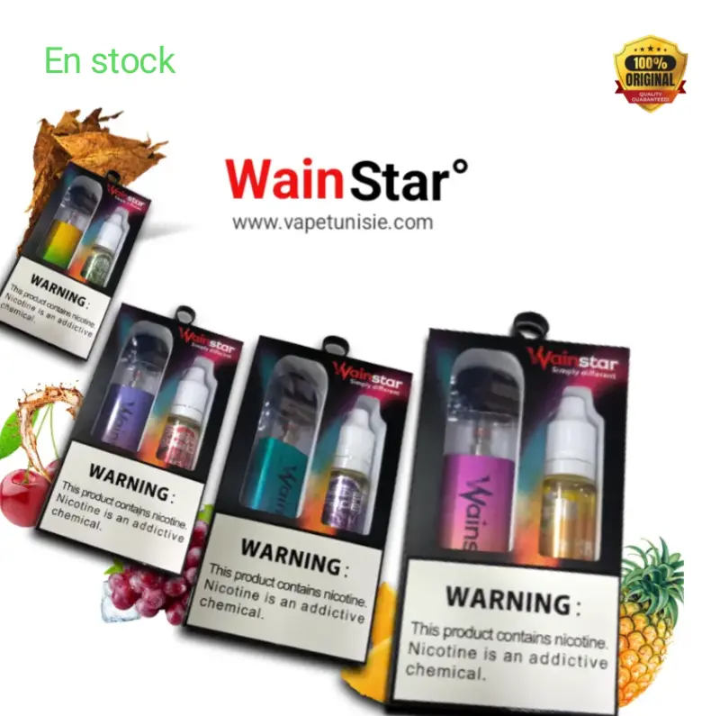 WainStar Vpro 6000 Puff Tunisie - Pod Jetable Rechargeable + 10ml Sel ...